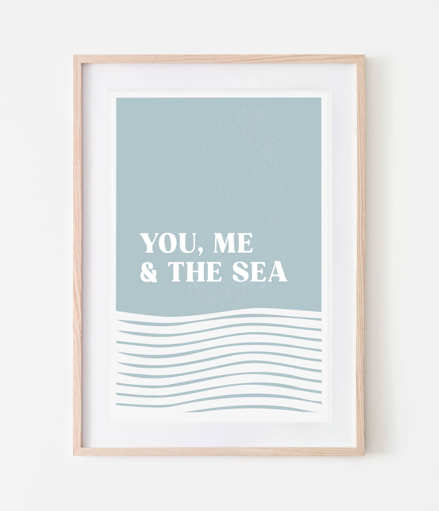 'You, Me & The Sea' Print – Slinky Prints