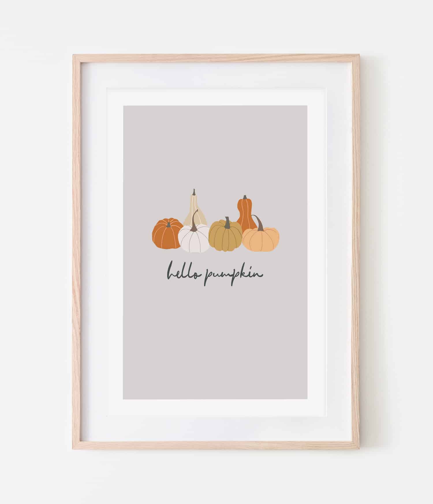 'Hello Pumpkin' Print – Slinky Prints