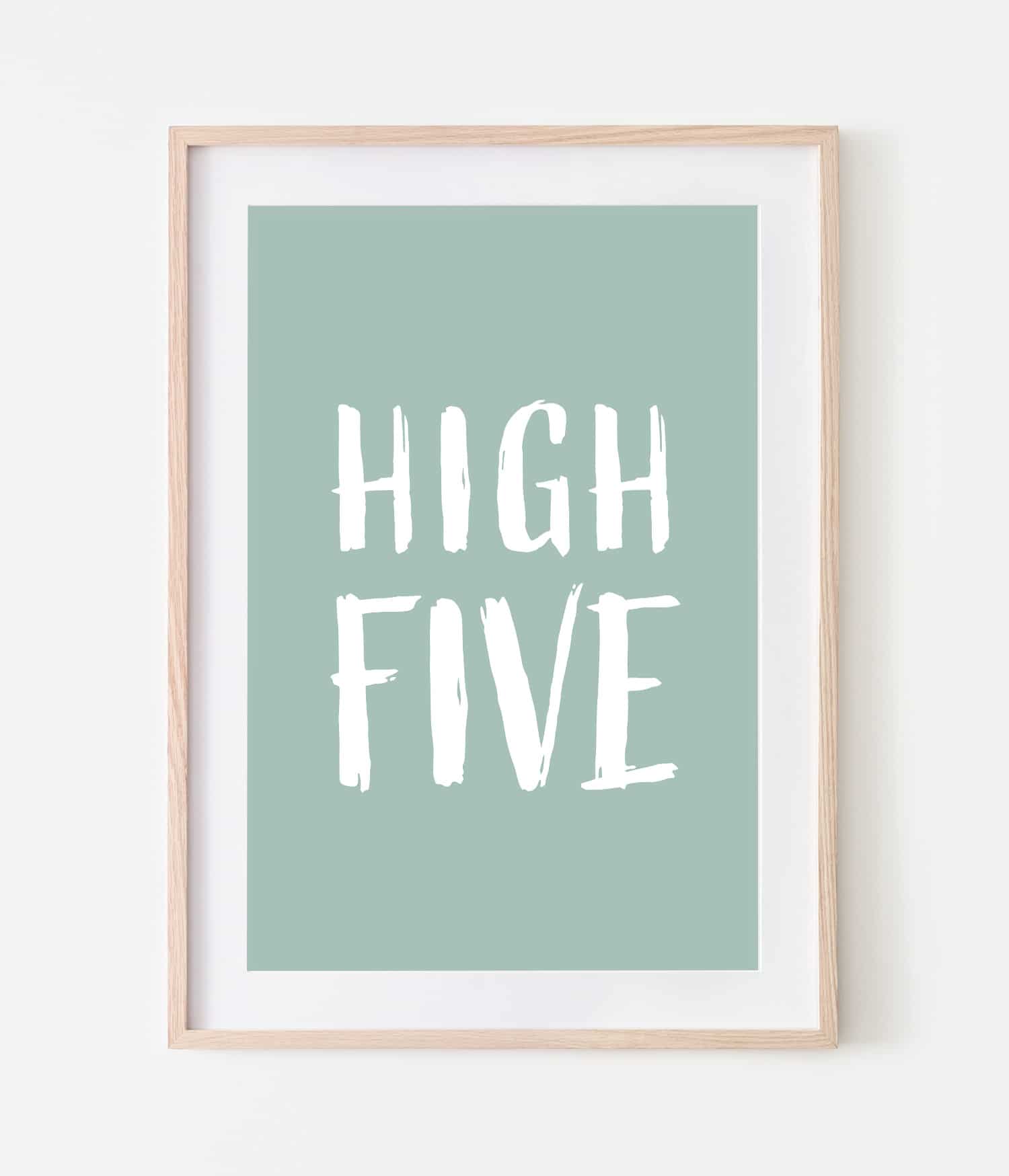 'High Five' Print – Slinky Prints