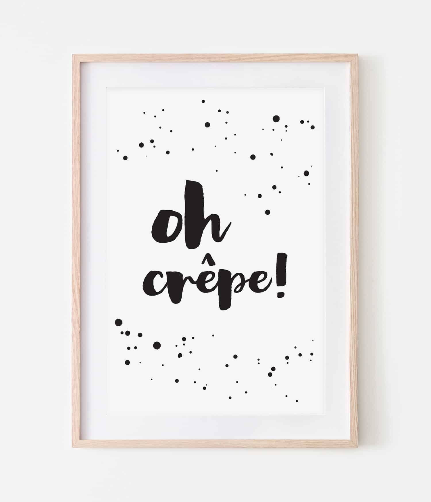 'Oh Crepe' Print – Slinky Prints