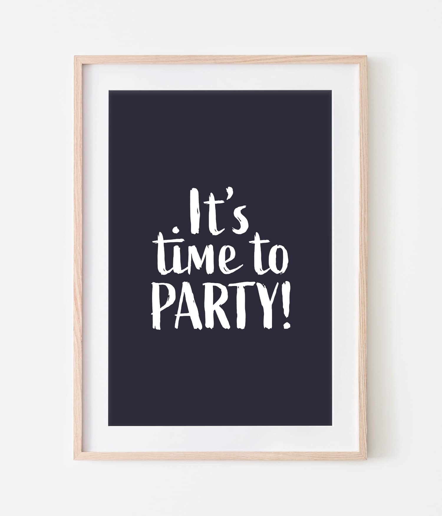 'Time to Party' Print – Slinky Prints